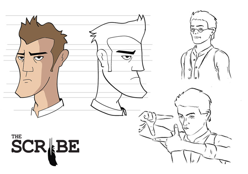 Initial Character Designs from The Scribe – Shelf Abuse